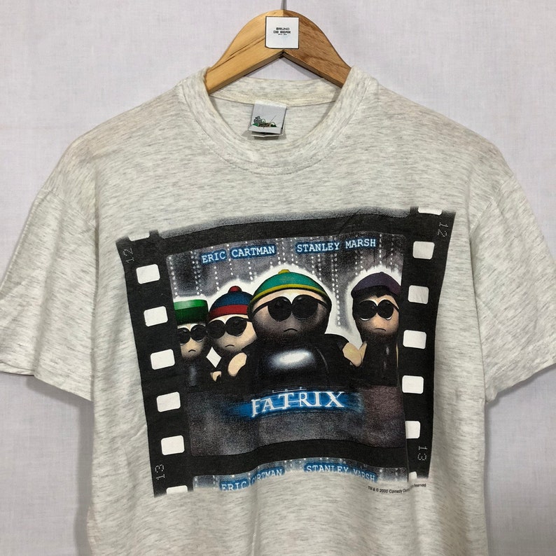 Vintage 00's South Park Fatrix Parody the Matrix Crop Shirt - Etsy