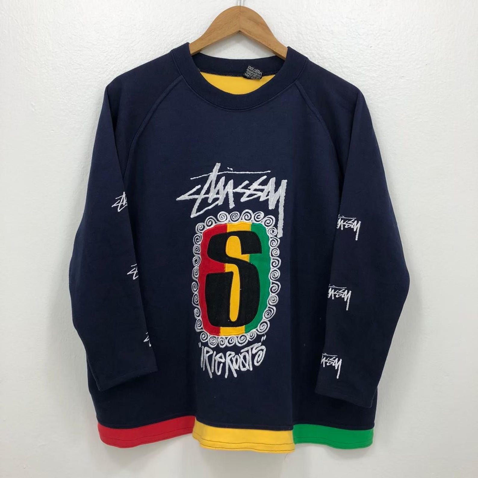 Vintage 90s Stussy Feelin Irie Roots Vibrations Tribe BN - Etsy