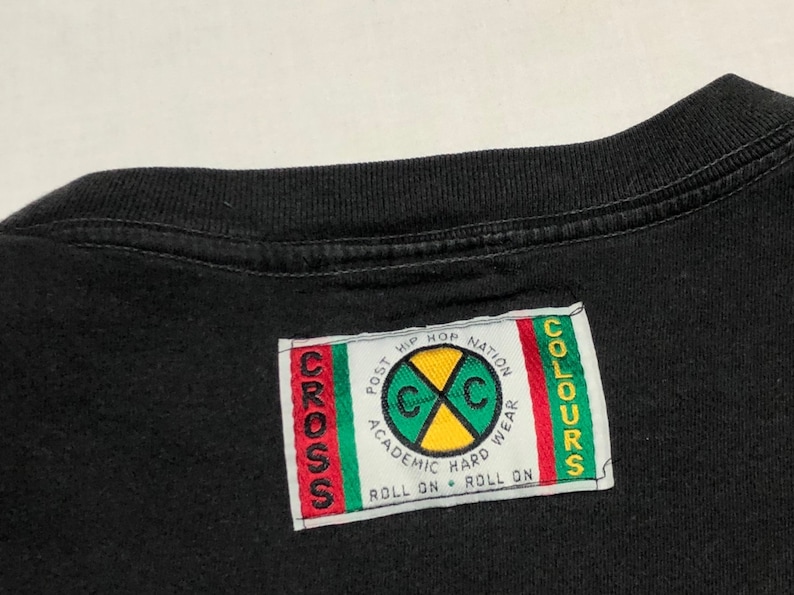 Vintage 90's CROSS COLOURS Shirt Get the Positive Point - Etsy