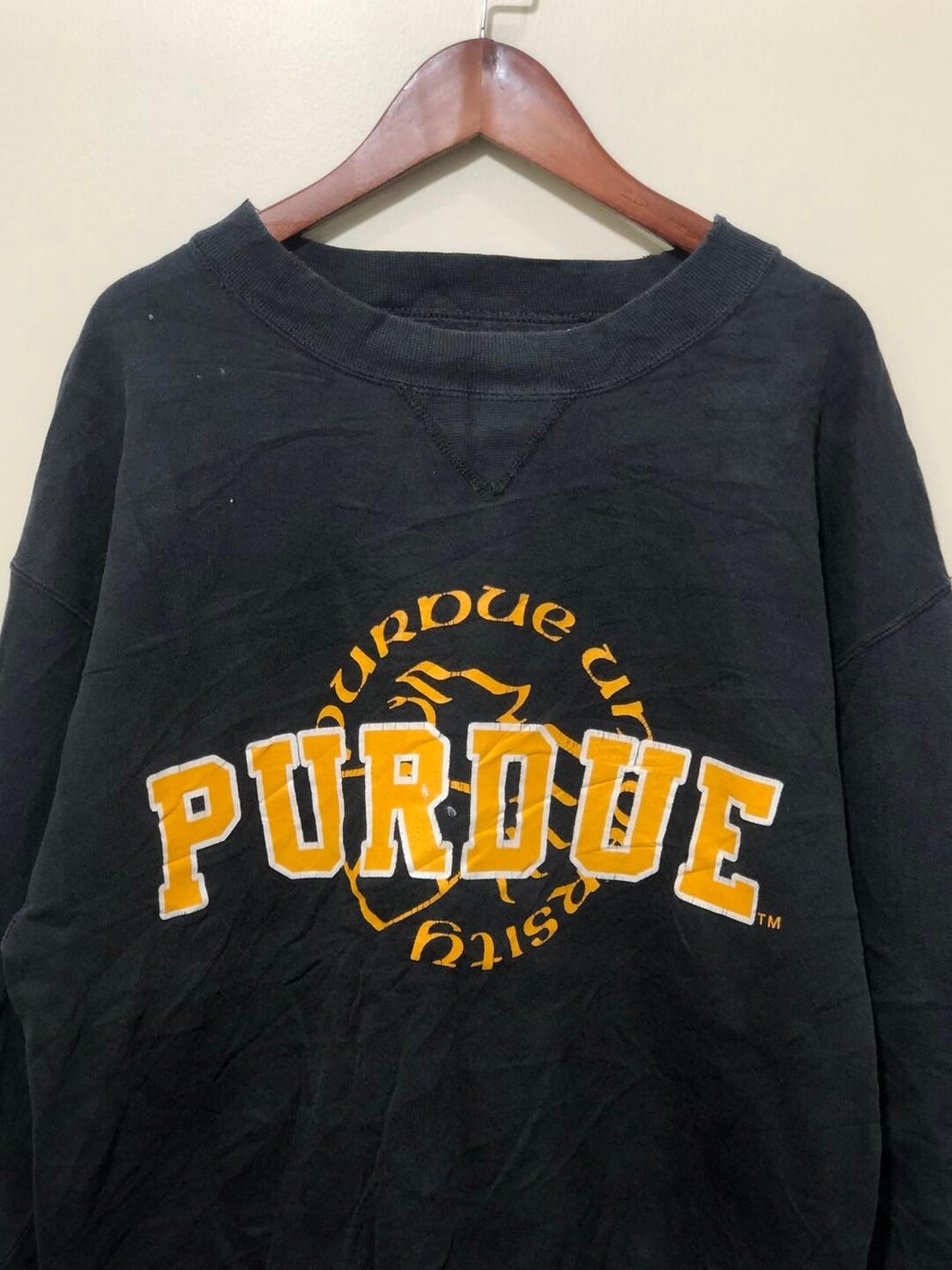 Vintage Purdue University Russell Sweater Size M Sw01 - Etsy