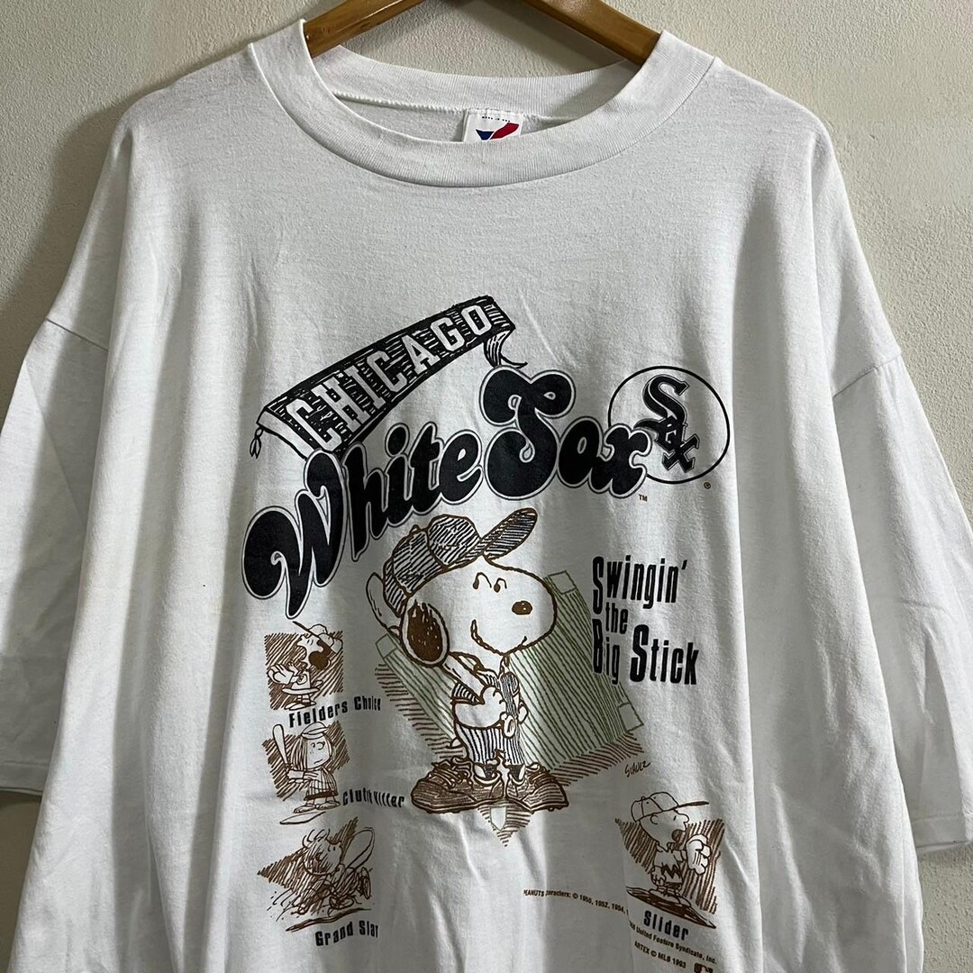 Vintage 90's Snoopy Peanuts Chicago White Sox Shirt Size 4XL J01 - Etsy