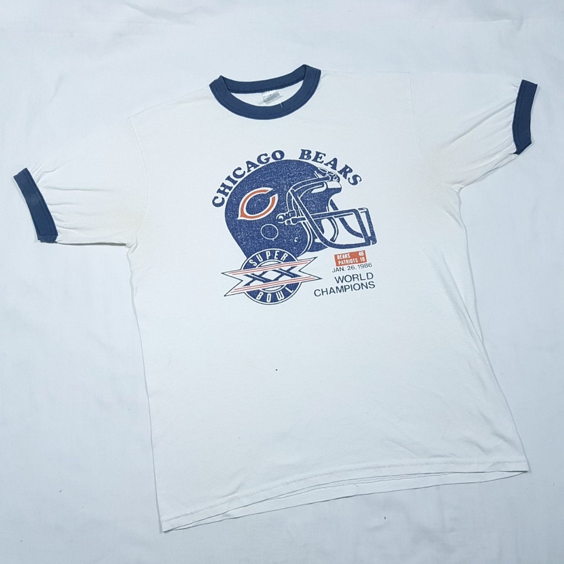 Vintage Chicago Bears shirtBig Logo NFL | Etsy