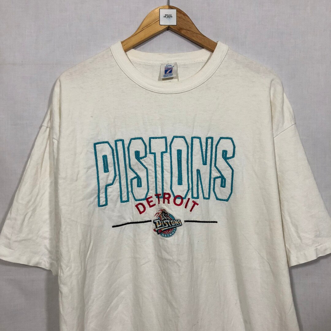 Vintage 90's Detroit Pistons Shirt NBA Logo7 Label - Etsy
