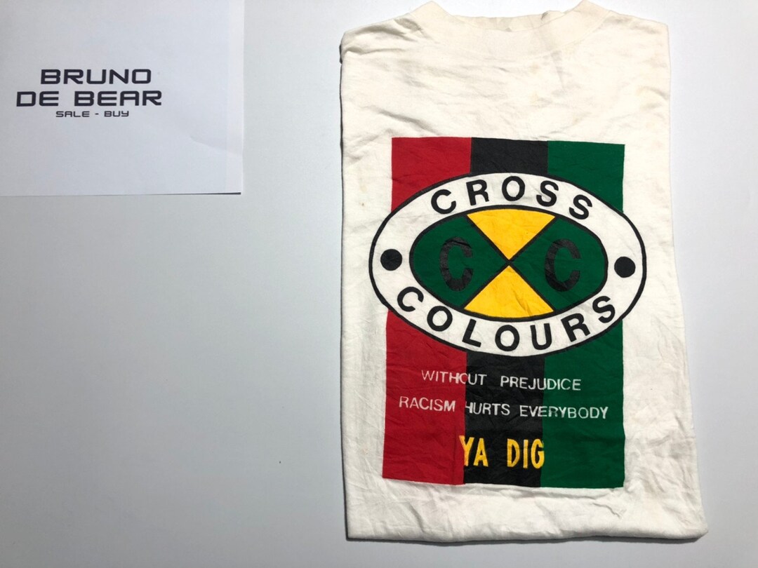 Vintage 90's CROSS COLOURS YADIG Shirt Big Logo - Etsy