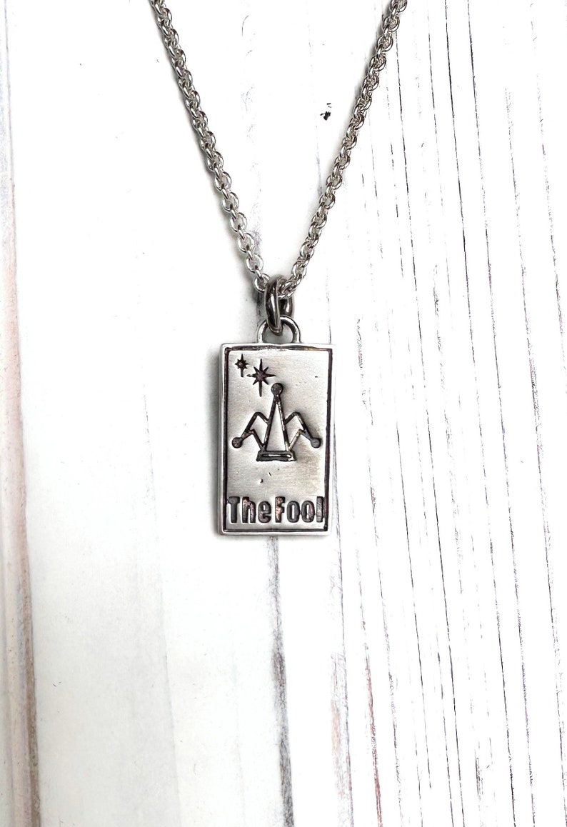 The Fool Tarot Card Pendant - Etsy