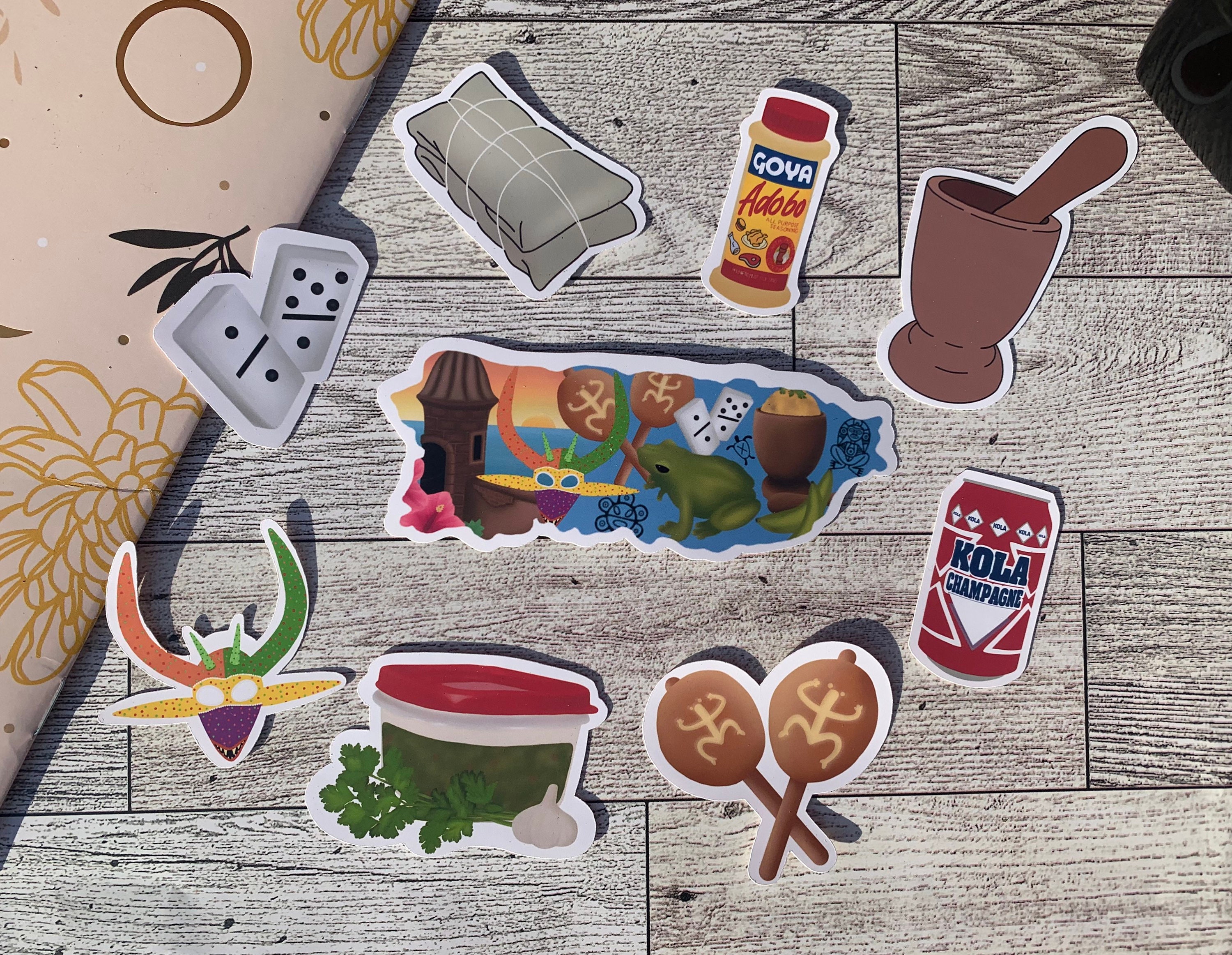 Puerto Rico Sticker Pack - Etsy