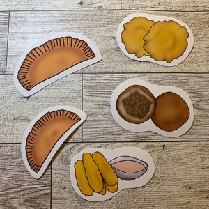 Puerto Rico Stickers | Puerto Rican Food Stickers | Vinyl Stickers - Etsy