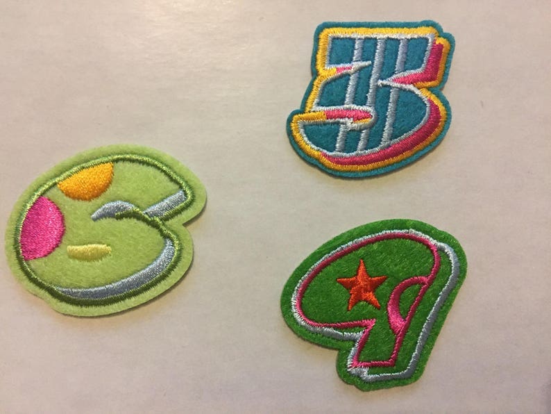 Number 0-9 Patch, Number Embroidered Patch, Number Iron on Patch - Etsy