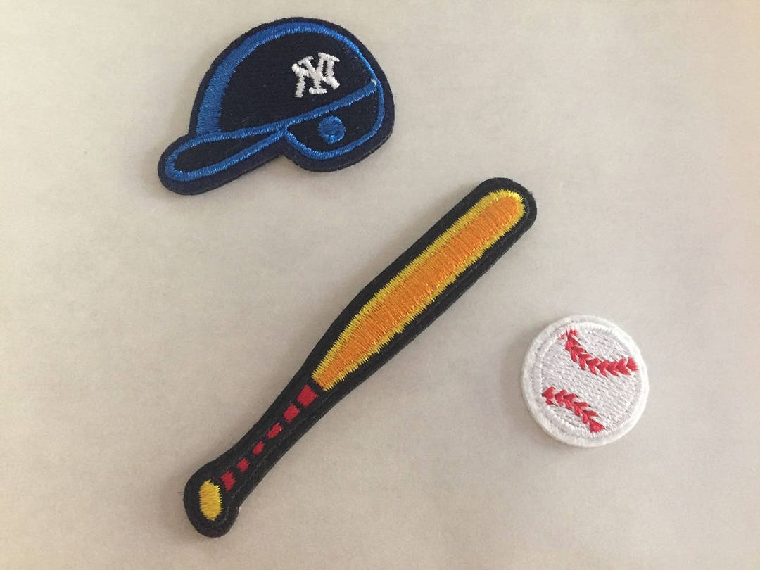 Baseball Embroidered Iron on Patch, Sewing Patch, Baseball Hat Patch ...