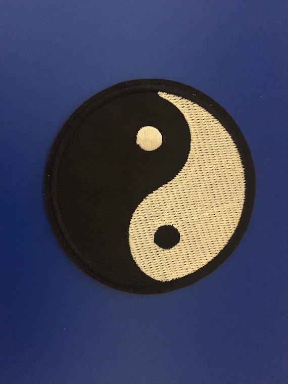 Tai Chi Patch Embroidered Yin Yang Patch Yinyang Iron on | Etsy