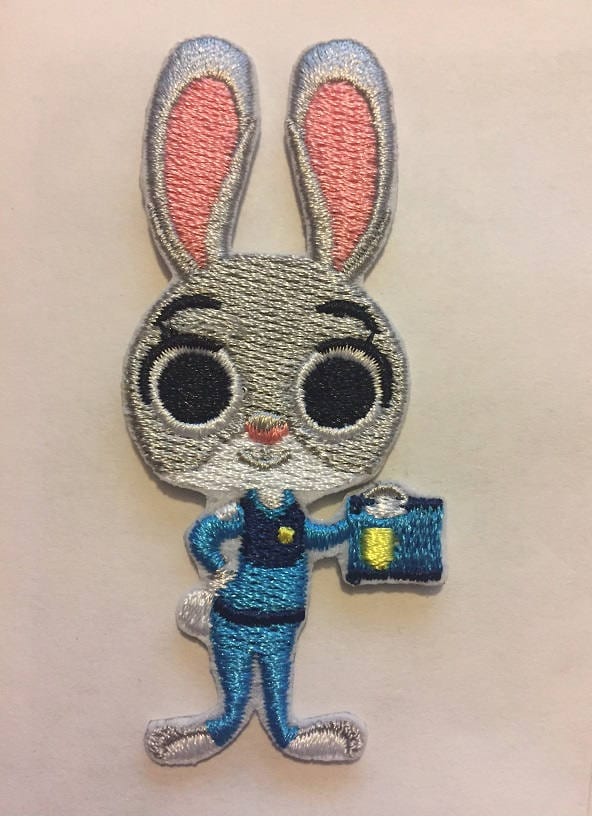 Zootopia Embroidered Iron on Patch, Cartoon Iron on Patch - Etsy