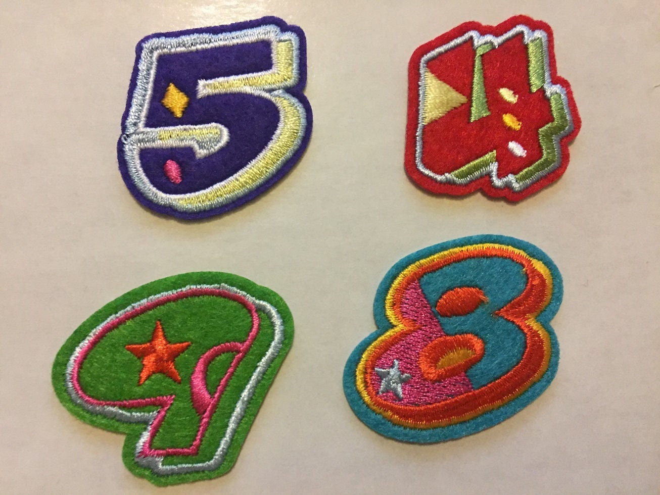 Number 0-9 Patch, Number Embroidered Patch, Number Iron on Patch - Etsy