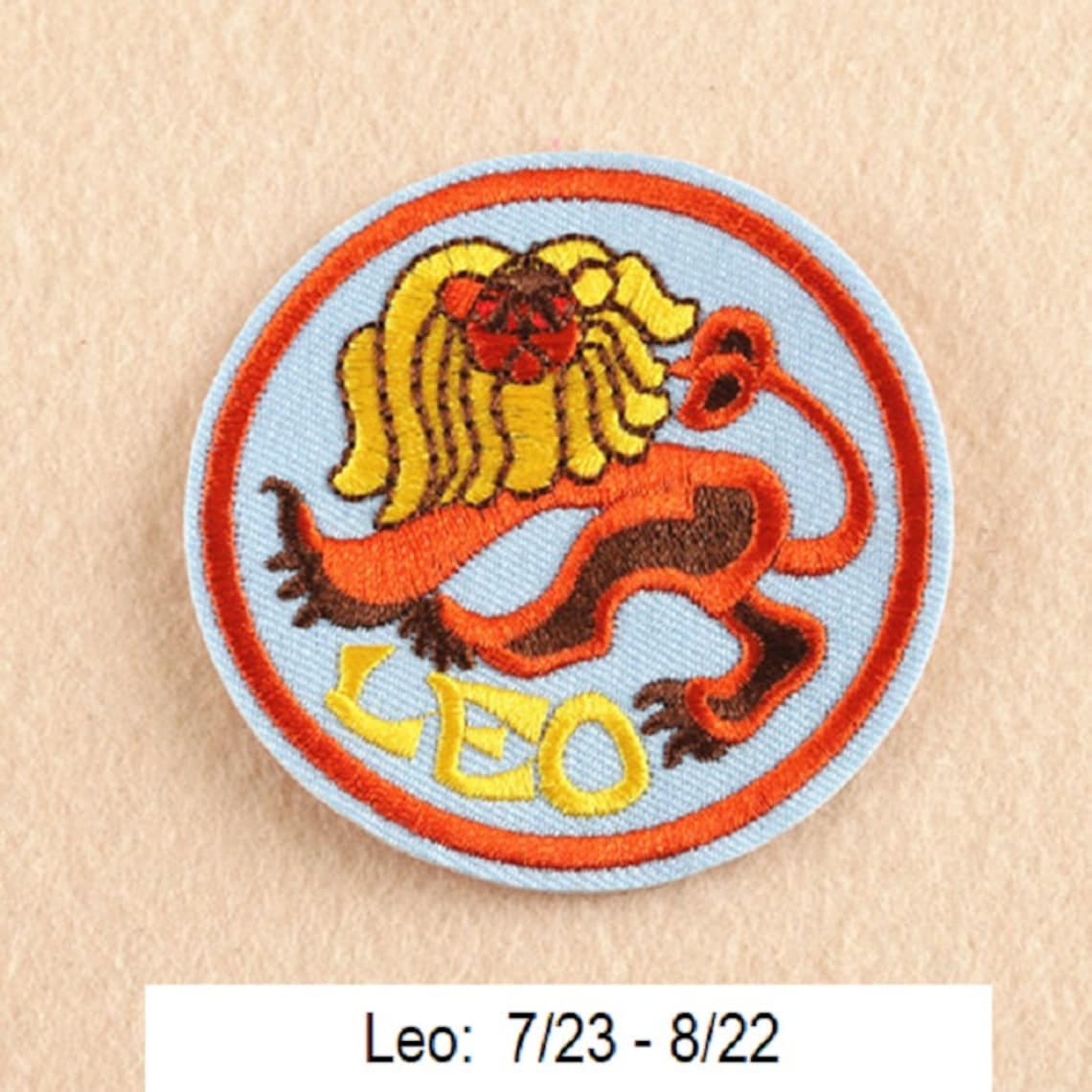 ZODIAC Embroidered Patch Zodiac Iron on Patch ASTROLOGY - Etsy