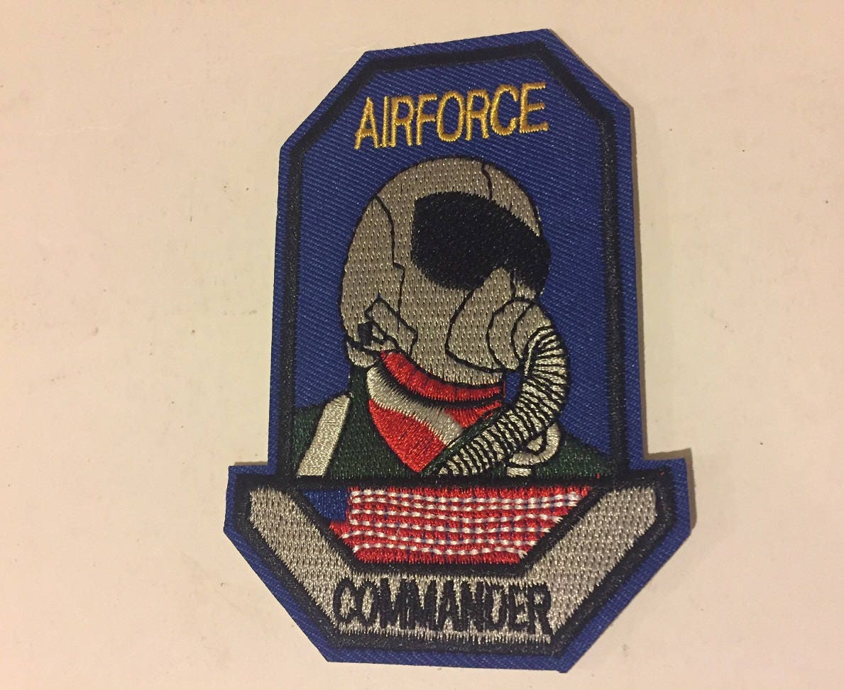 Airforce Commander Patch Top Gun Patch Fighting Iron on - Etsy
