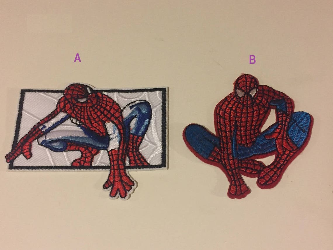 Spider-man Embroidered Patches, Spiderman Iron on Patch, Spider Man ...