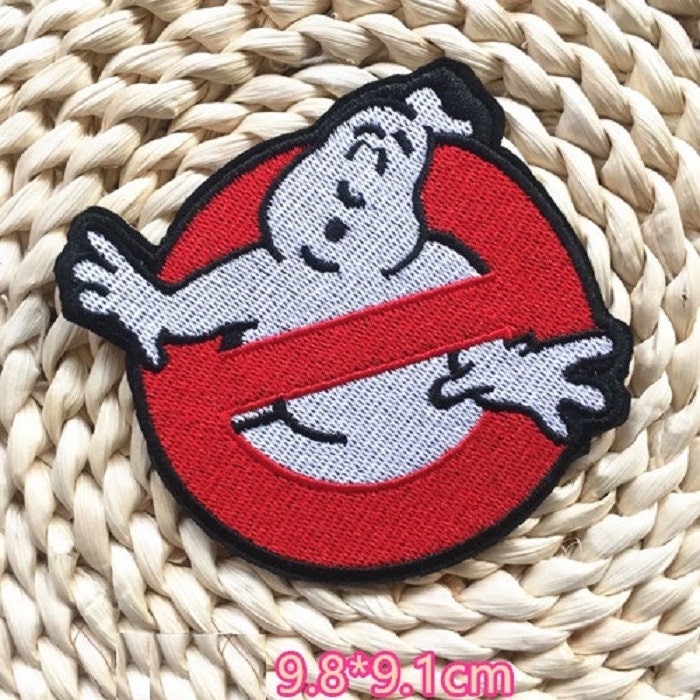 Ghostbuster Embroidered Iron on Patch, Bat Patch, Ghost Patch ...