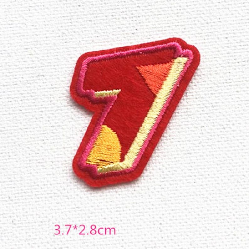 Number 0-9 Patch Number Embroidered Patch Number Iron on - Etsy