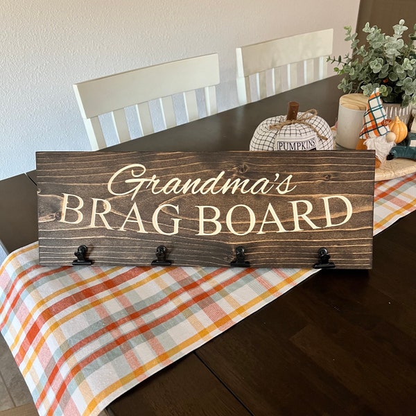 Nanas Brag Board - Etsy