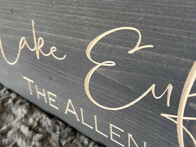 Personalized Engraved Lake Name Lake House Sign - Etsy