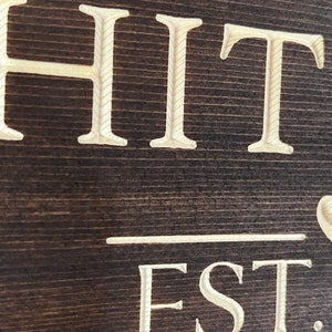 Personalized Engraved Mountain Wedding Heart Est Sign - Etsy