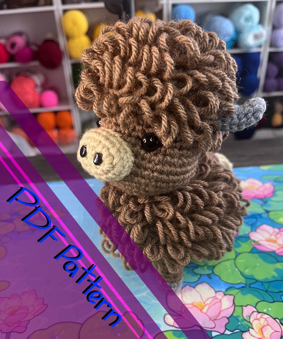 PATTERN ONLY - Highland Cow Crochet Pattern - Etsy