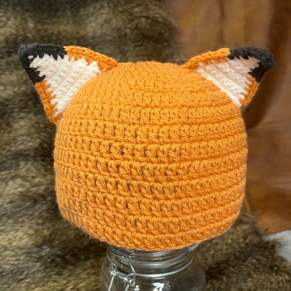 Crochet Fox Hat - Etsy