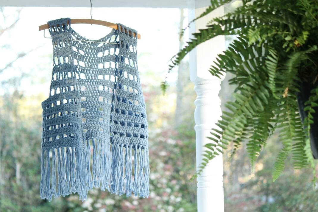 Kay's Rocker Vest Crochet Pattern Summer Vest - Etsy