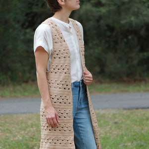 Wanderer Vest | CROCHET PATTERN | Kay Krochets - Etsy