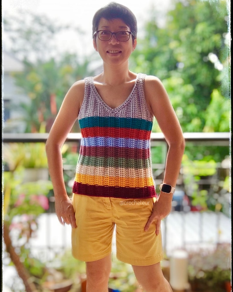 Riverbank Tank | Tunisian Crochet Pattern | Kay Krochets - Etsy
