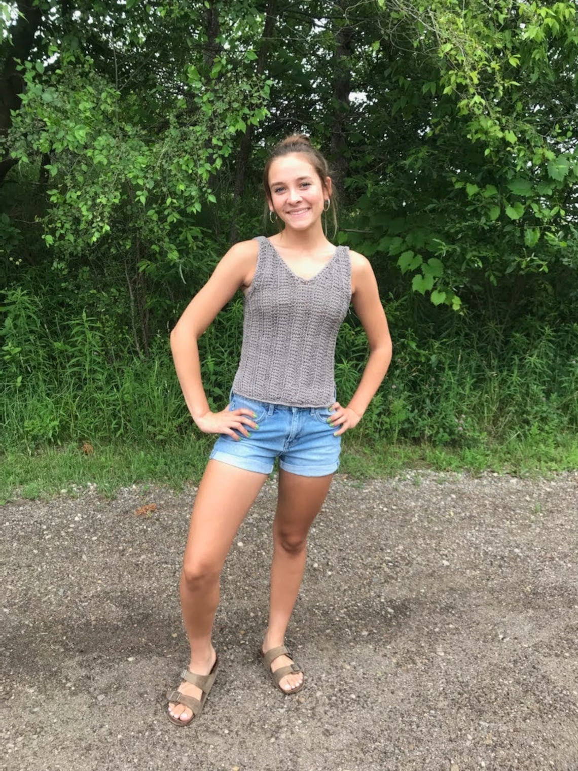 Riverbank Tank Tunisian Crochet Pattern Kay Krochets | Etsy
