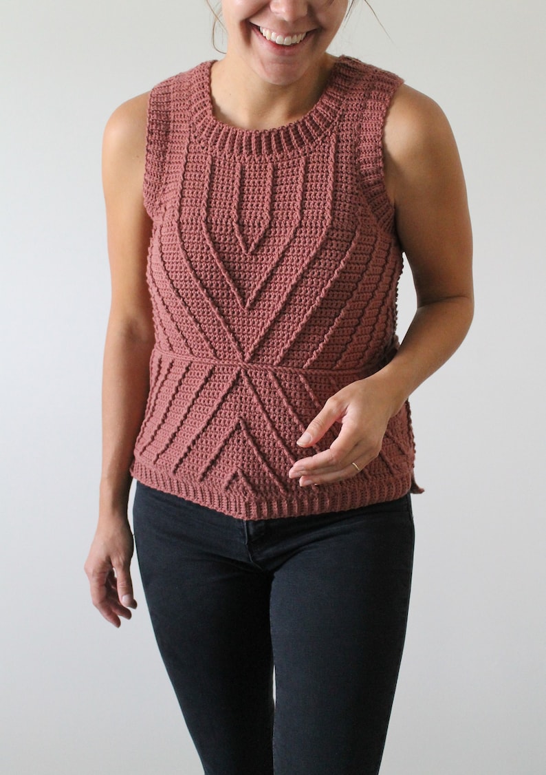High-rise Top Crochet Pattern | Etsy