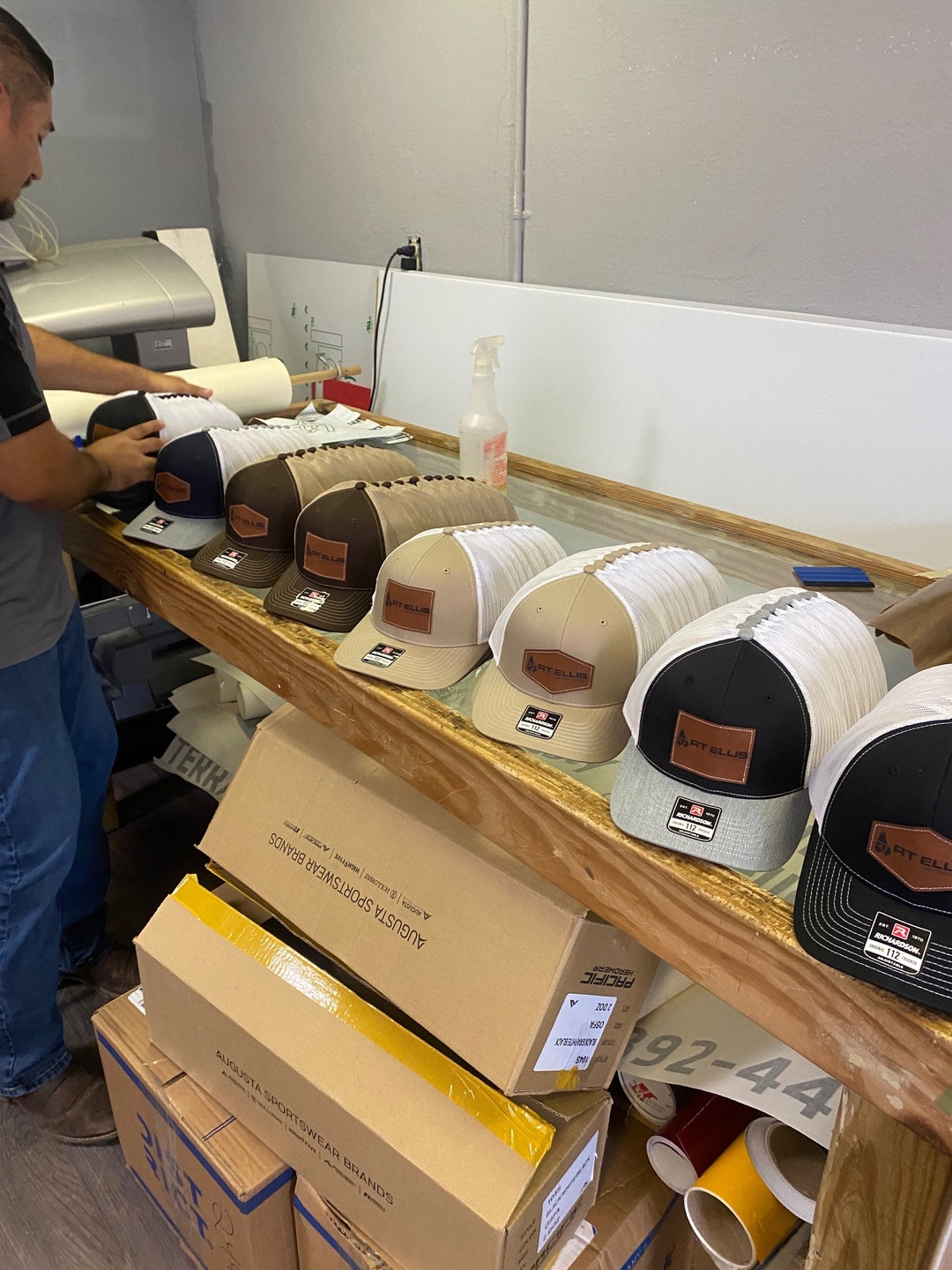 Custom Leatherette Patch Caps - Etsy