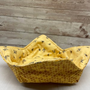 Bowl Cozy, Buddy, Bees, Honey Combs, Potholder - Etsy