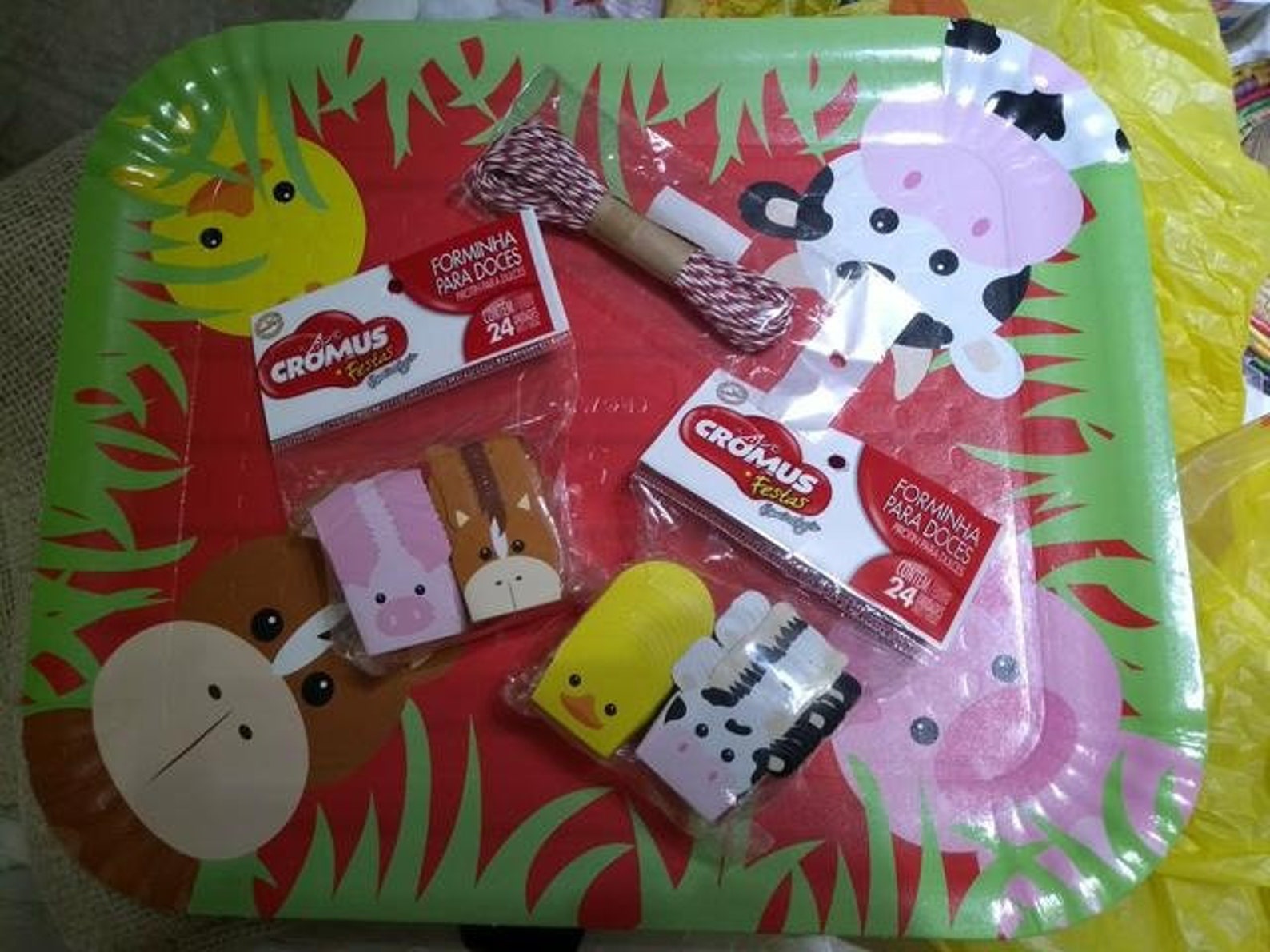 Farm Animals Birthday Cake or Sweets Tray 40.3cm X 30.3 Cm - Etsy