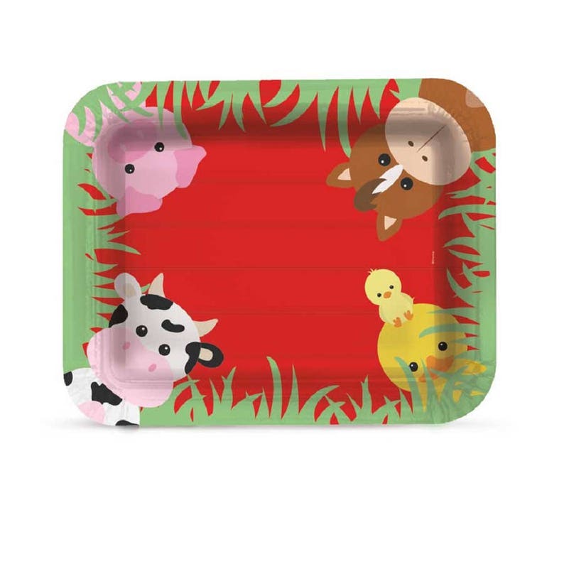 Farm Animals Birthday Cake or Sweets Tray 40.3cm X 30.3 Cm - Etsy