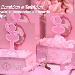BALLET Dancer Music Candy Box 8 Pack Girl Birthday Party Ballerina ...