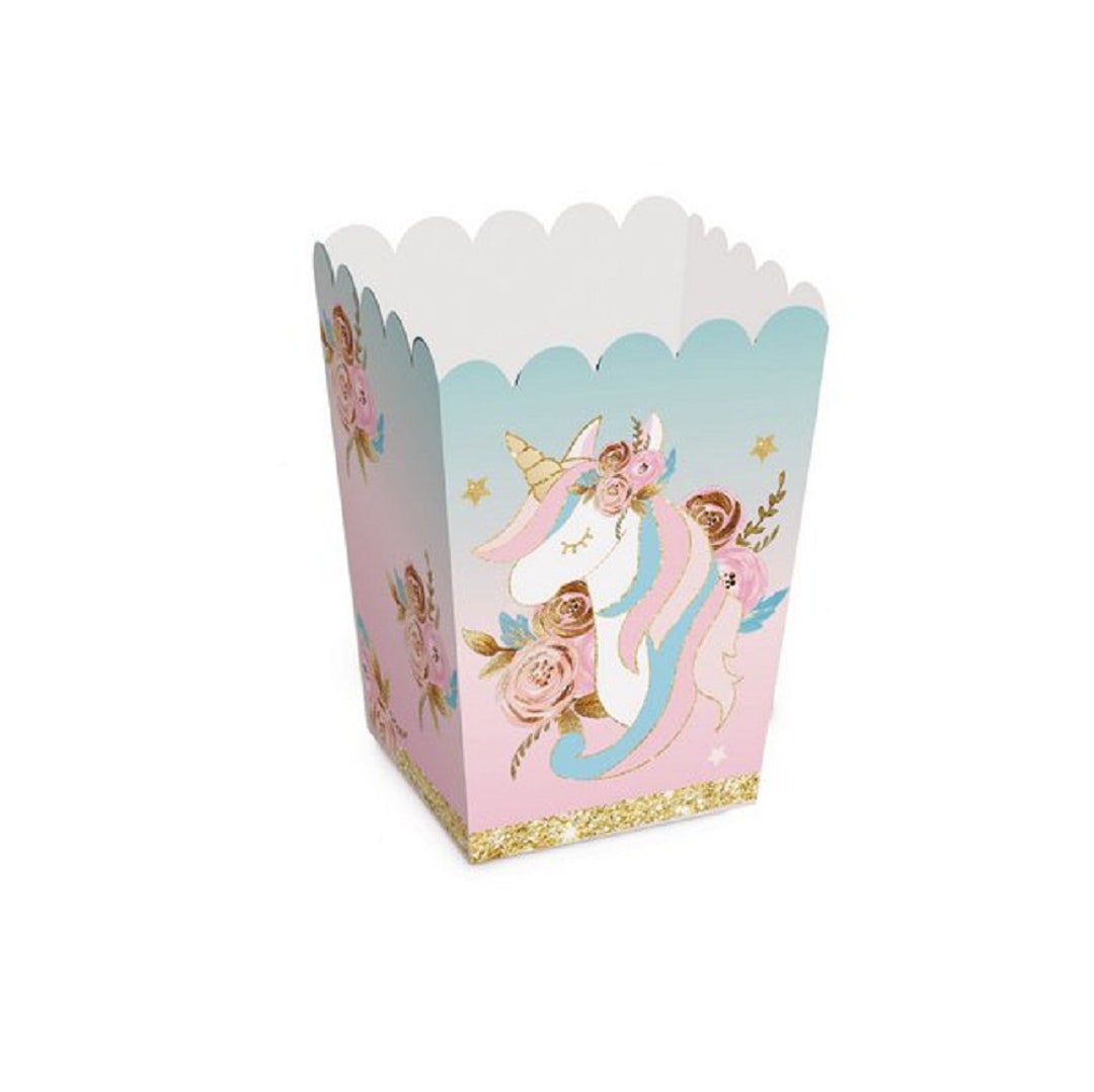 Unicorn Party Popcorn Box - 10 Pack | Unicorn Birthday, Unicorn Theme ...