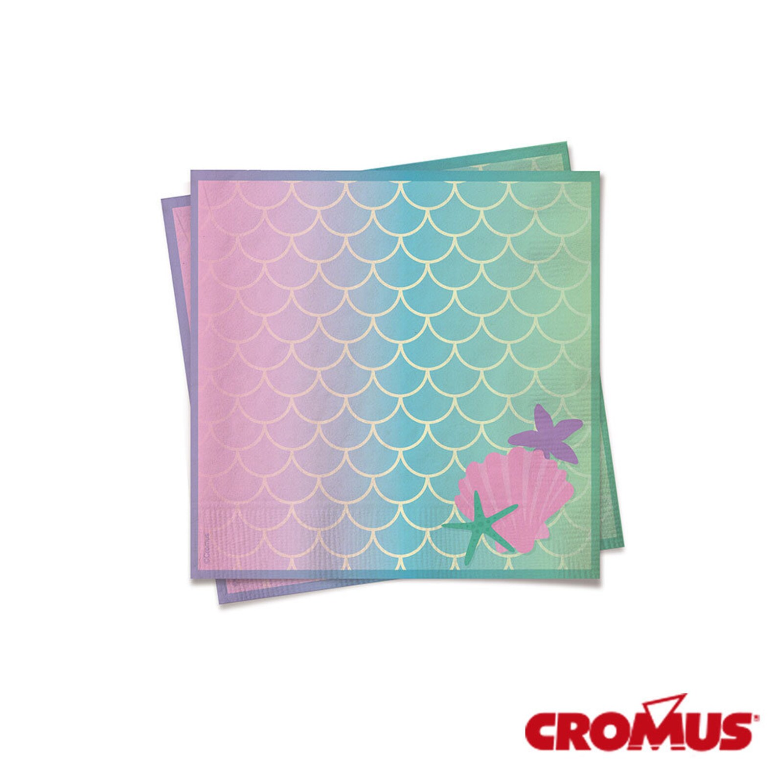 Mermaid Party Napkin 20 Pack First Birthday Mermaid Baby | Etsy