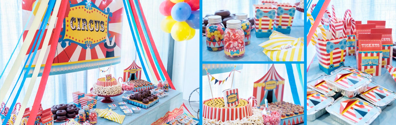 CIRCUS Tablecloth 118cm X 180 Cm circus Theme Party - Etsy