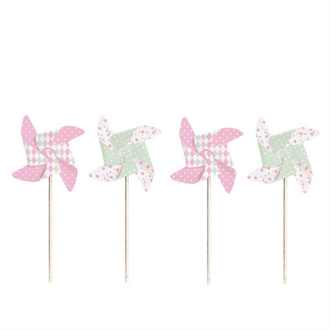 CAROUSEL PARTY Windmill Cupcake Toppers - 12 Pack Carousel First ...