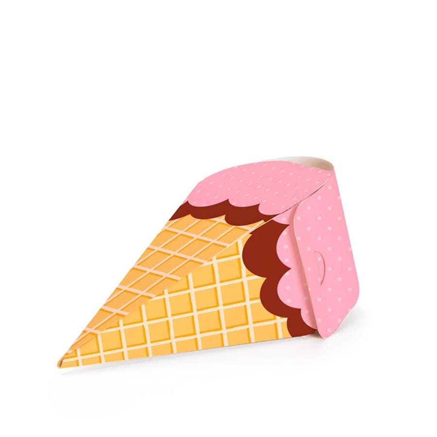Sweet Treats Bundle: Cupcake Theme Birthday Party Ice Cream Box - Set ...