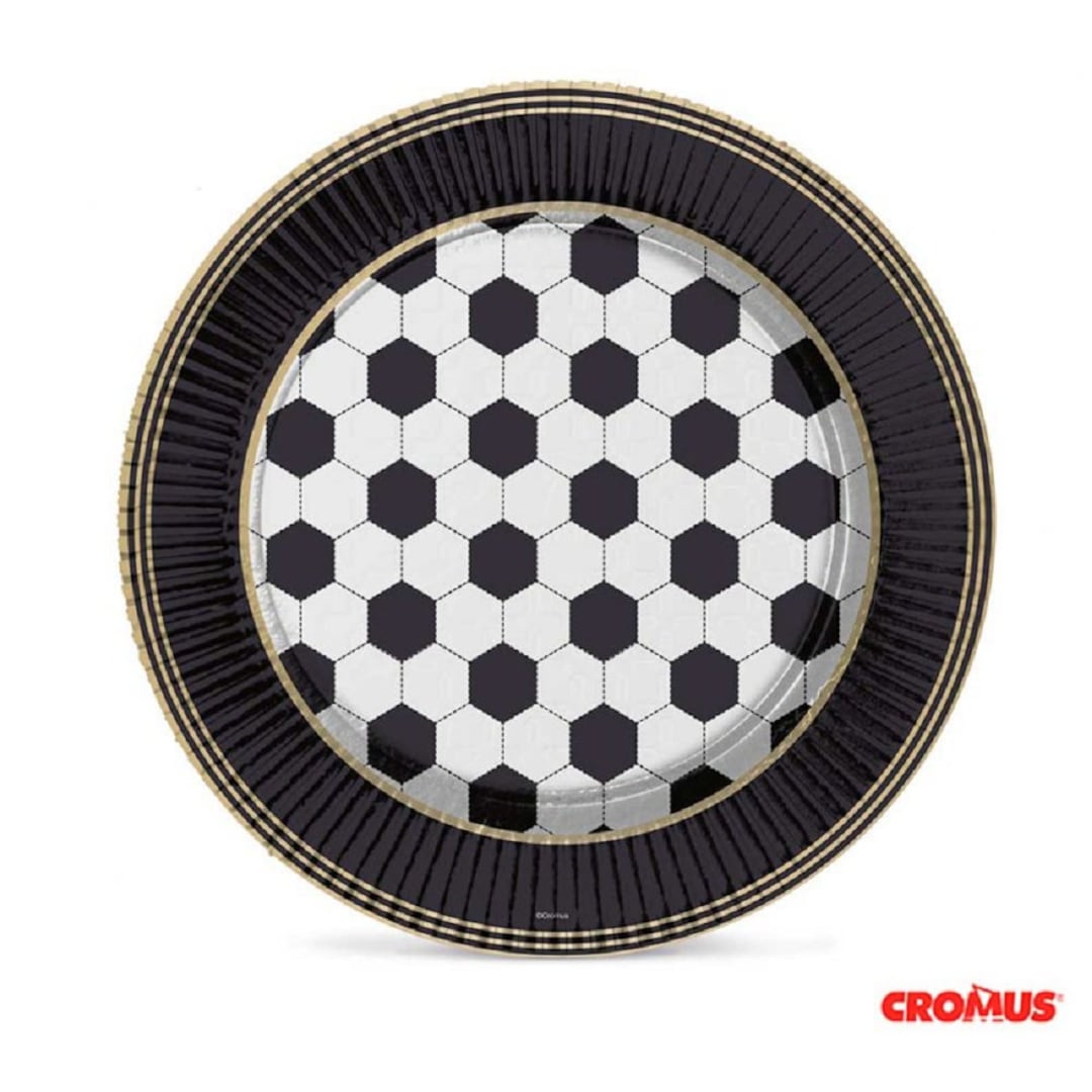 Soccer Laminated Round Dish 31.52 Cm | Soccer Birthday Pary Decoration ...