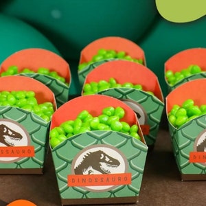 Dinosaurs Candy Box "dinossauro"- 5.5 X 5.5 X 6 CM 10 Pack Dinosaurs ...