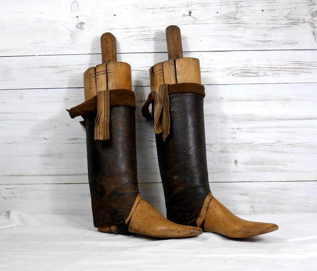 Old Shoe Last Boot Gaiter Adjustable Wooden Shoe Tree Mannequin Old ...