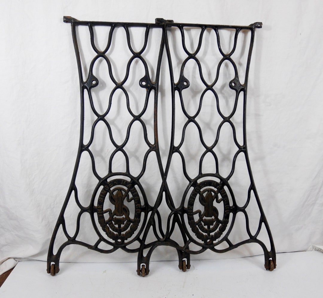 Cast Iron Feet Singer Sewing Machine Industrial Table - Etsy