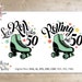 Rolling Into 50 Vector Digital Download File. Roller Skates - Etsy