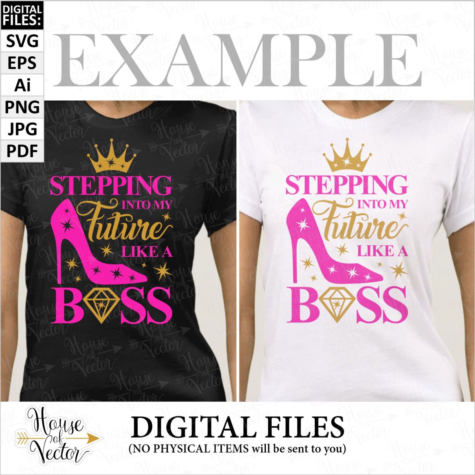Stepping Into My Future Like a Boss SVG Vector Files Digital - Etsy