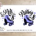 Rolling Into 8 Vector Digital Download File. Roller Skates Clipart SVG ...