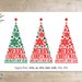 Christmas Clipart SVG EPS Ai Cdr. Christmas Tree Vector Digital ...
