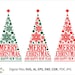 Christmas Clipart SVG EPS Ai Cdr. Christmas Tree Vector Digital ...